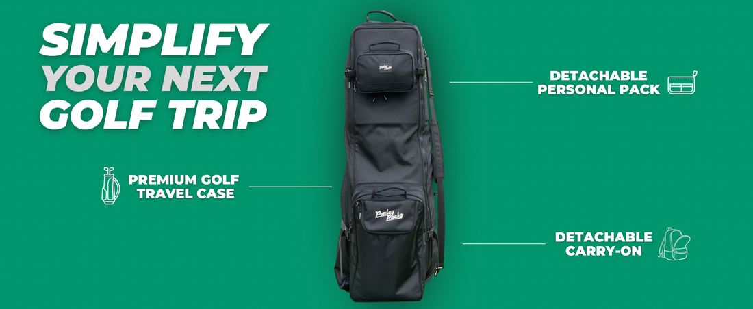 Parlay Pack - Detachable Travel Golf Bag and Carry-On System